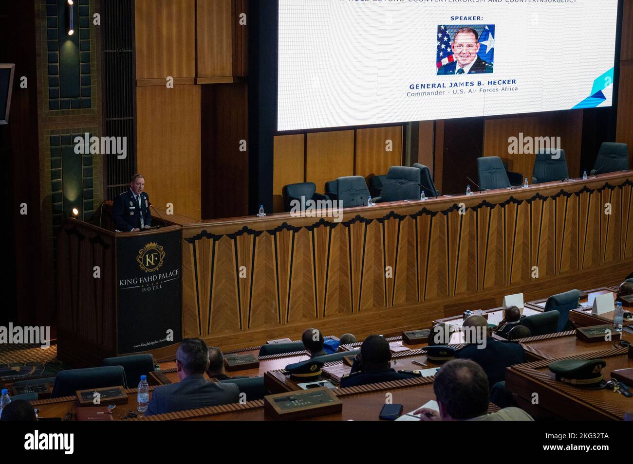 U.S. Air Force Gen. James Hecker, U.S. Air Forces in Europe and Air ...