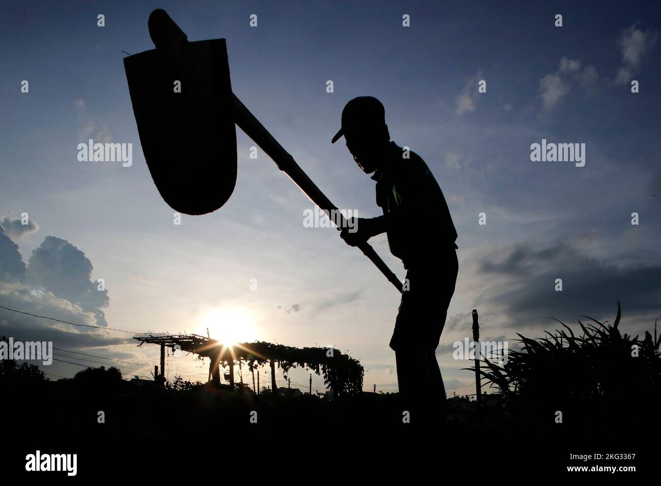 Peasant farmer digging hi-res stock photography and images - Alamy