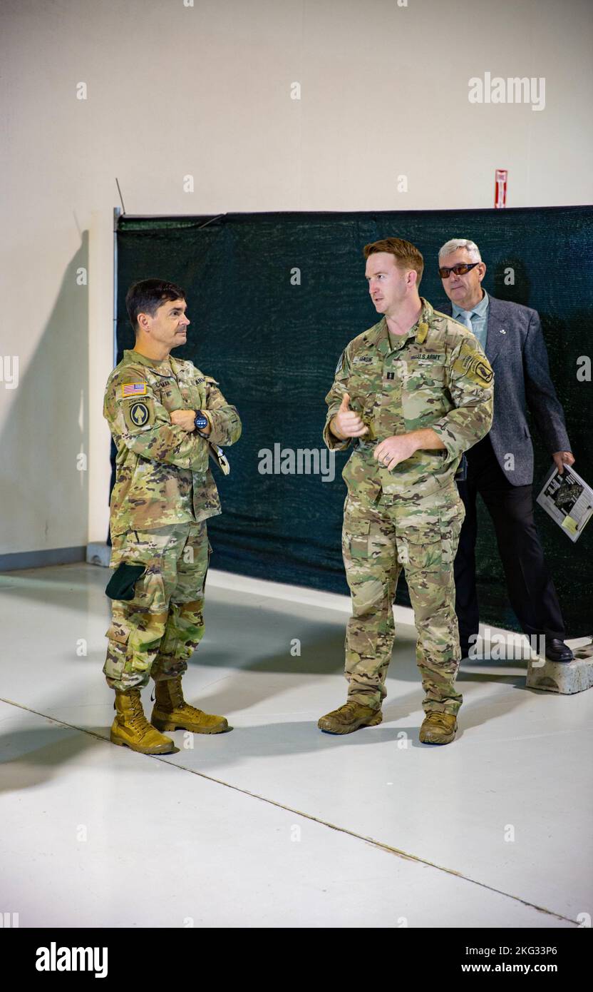Brig. Gen. Brian T. Cashman, the U.S. Army Southern European Task Force, Africa deputy ...