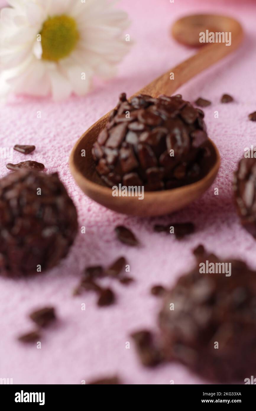Traditional brazilian party candy chocolate hi-res stock photography ...
