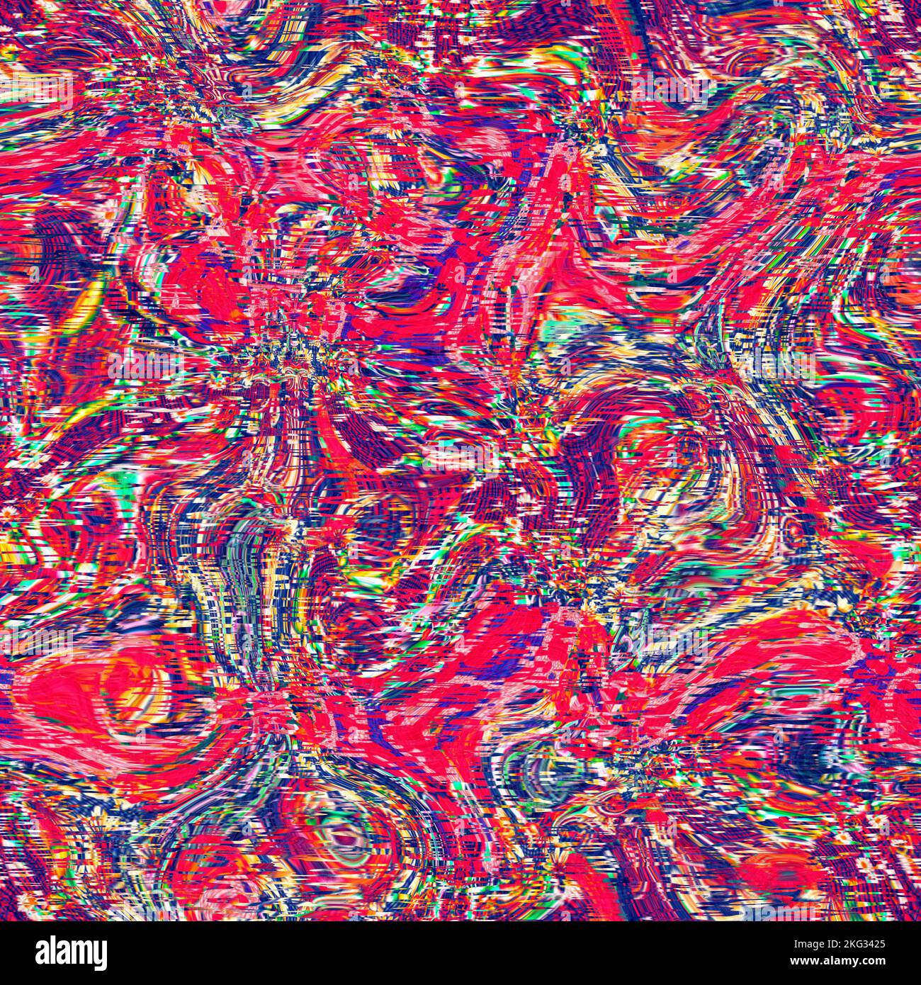 Vibrant pink distortion pattern. Bright colorful kitsch wallpaper for ...