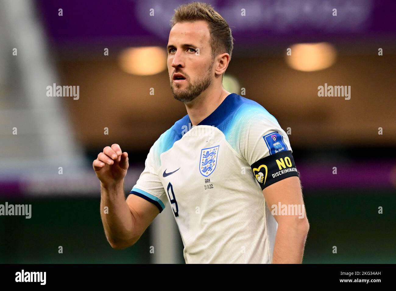 England's captain Harry Kane during the FIFA World Cup Group B football ...