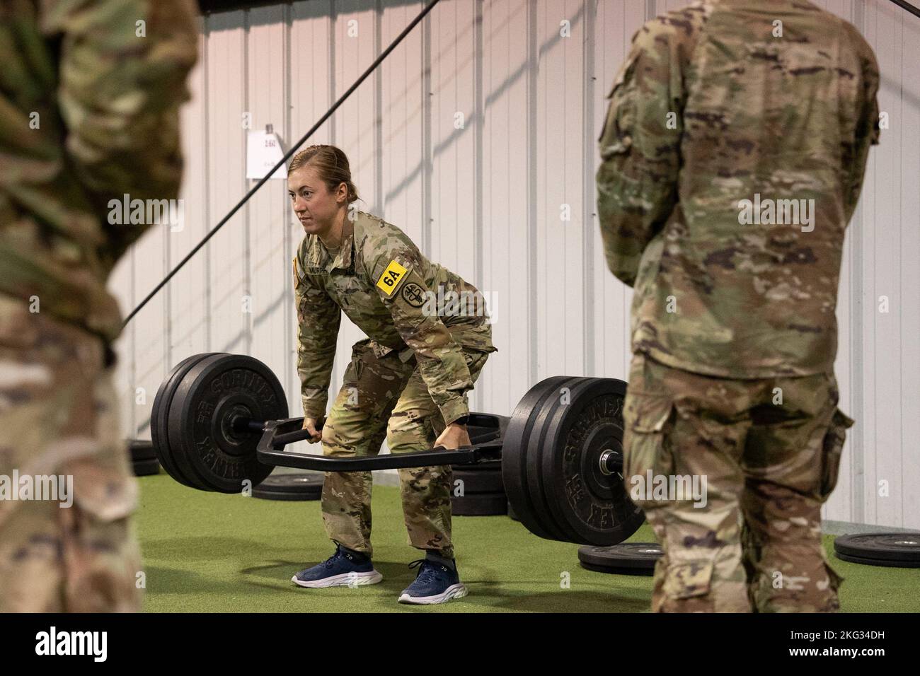 1st Lt. Molly Murphy from Tripler Army Medical Center, performs the ...