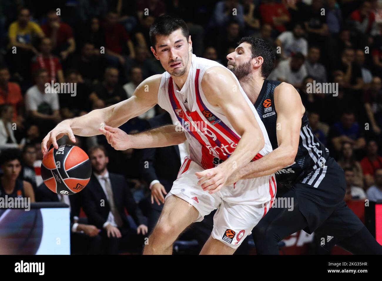 Belgrade, Serbia, 17th November 2022. Luka Mitrovic of Crvena Zvezda ...