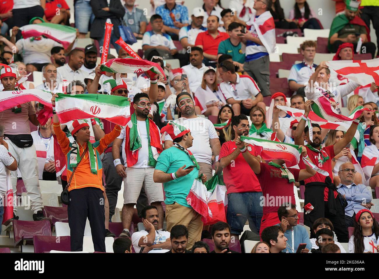 Fans of team england and iran hi-res stock photography and images - Alamy