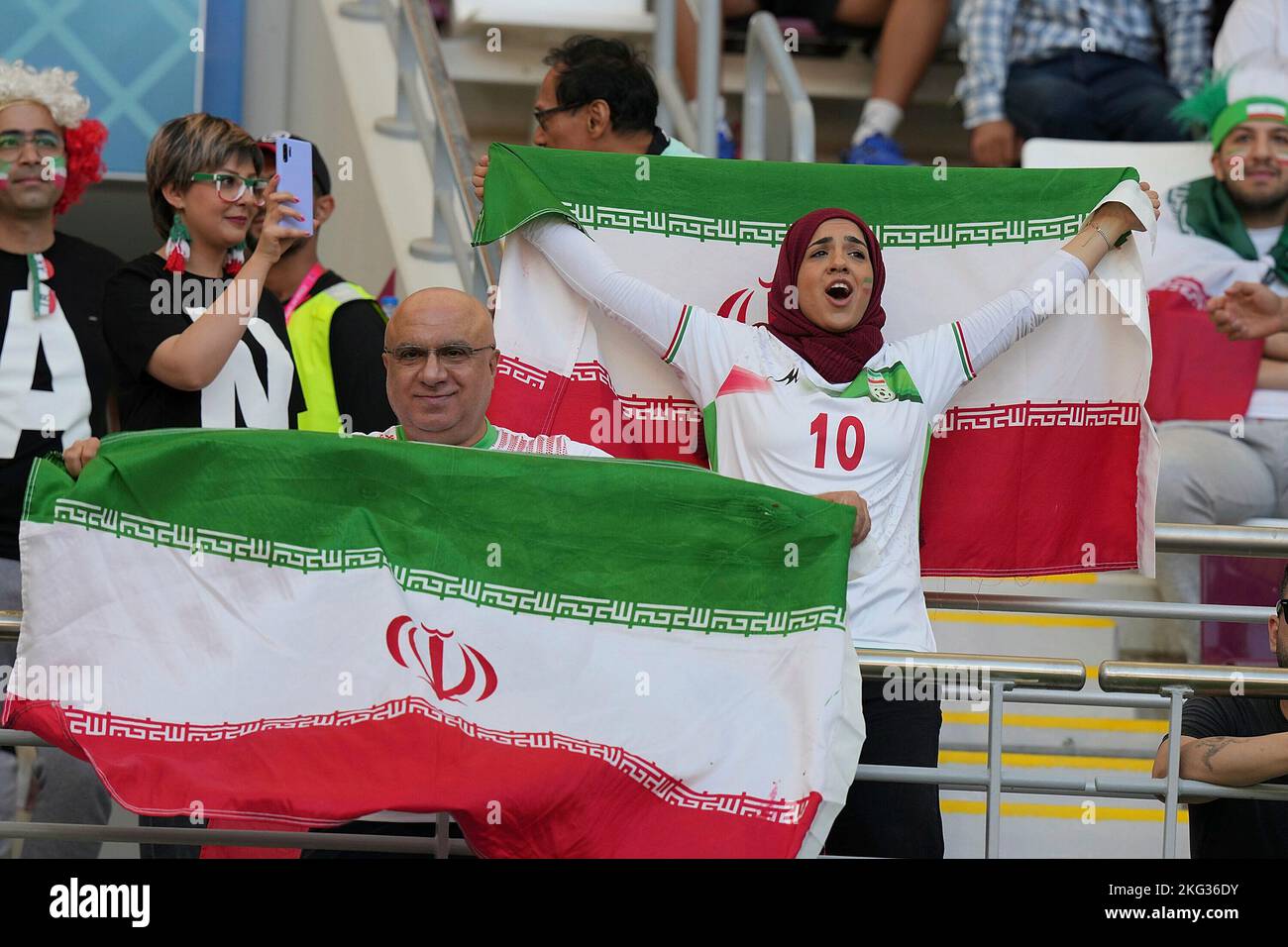 Fans of team england and iran hi-res stock photography and images - Alamy