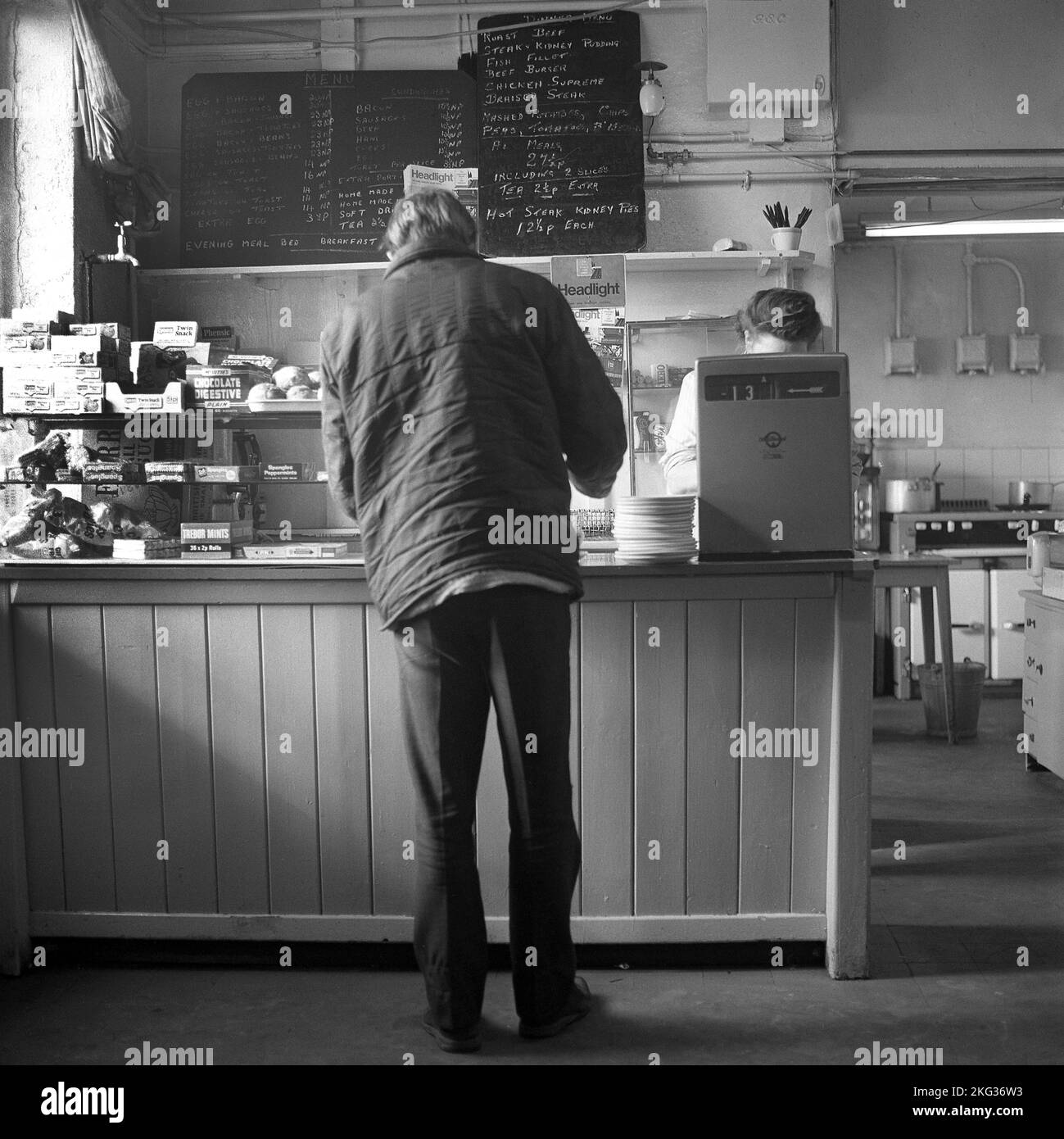 The Lantern Transport Cafe in Hertfordshire UK 1972 Stock Photo - Alamy