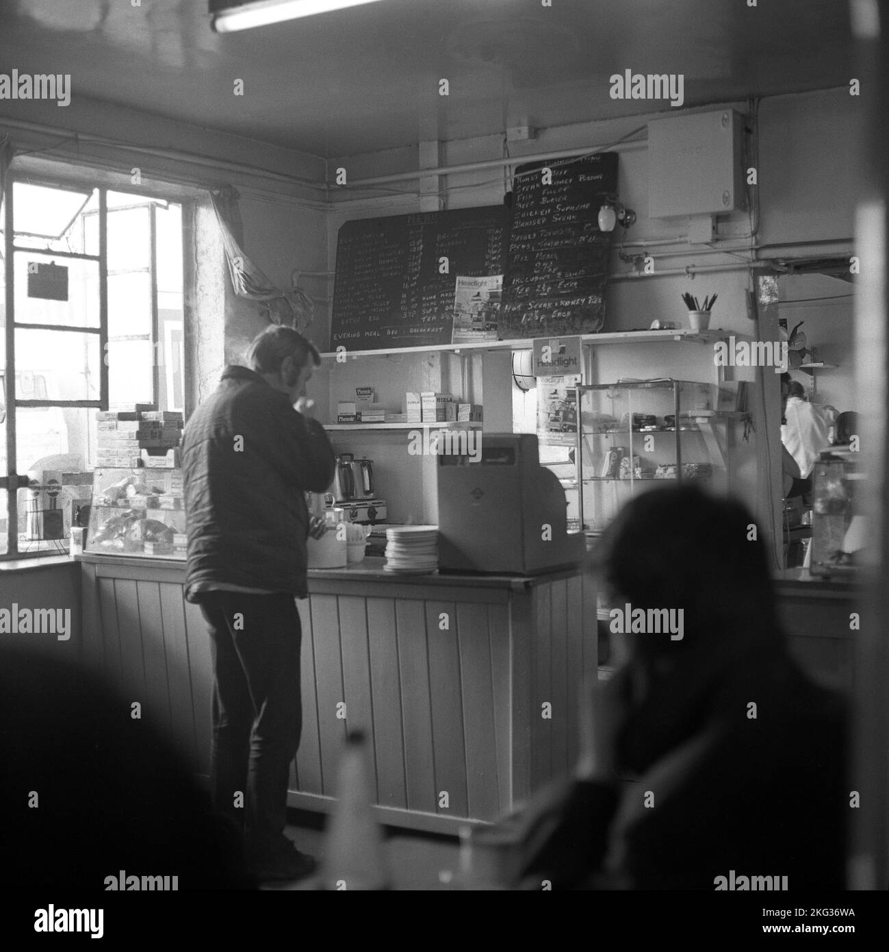 The Lantern Transport Cafe in Hertfordshire UK 1972 Stock Photo - Alamy