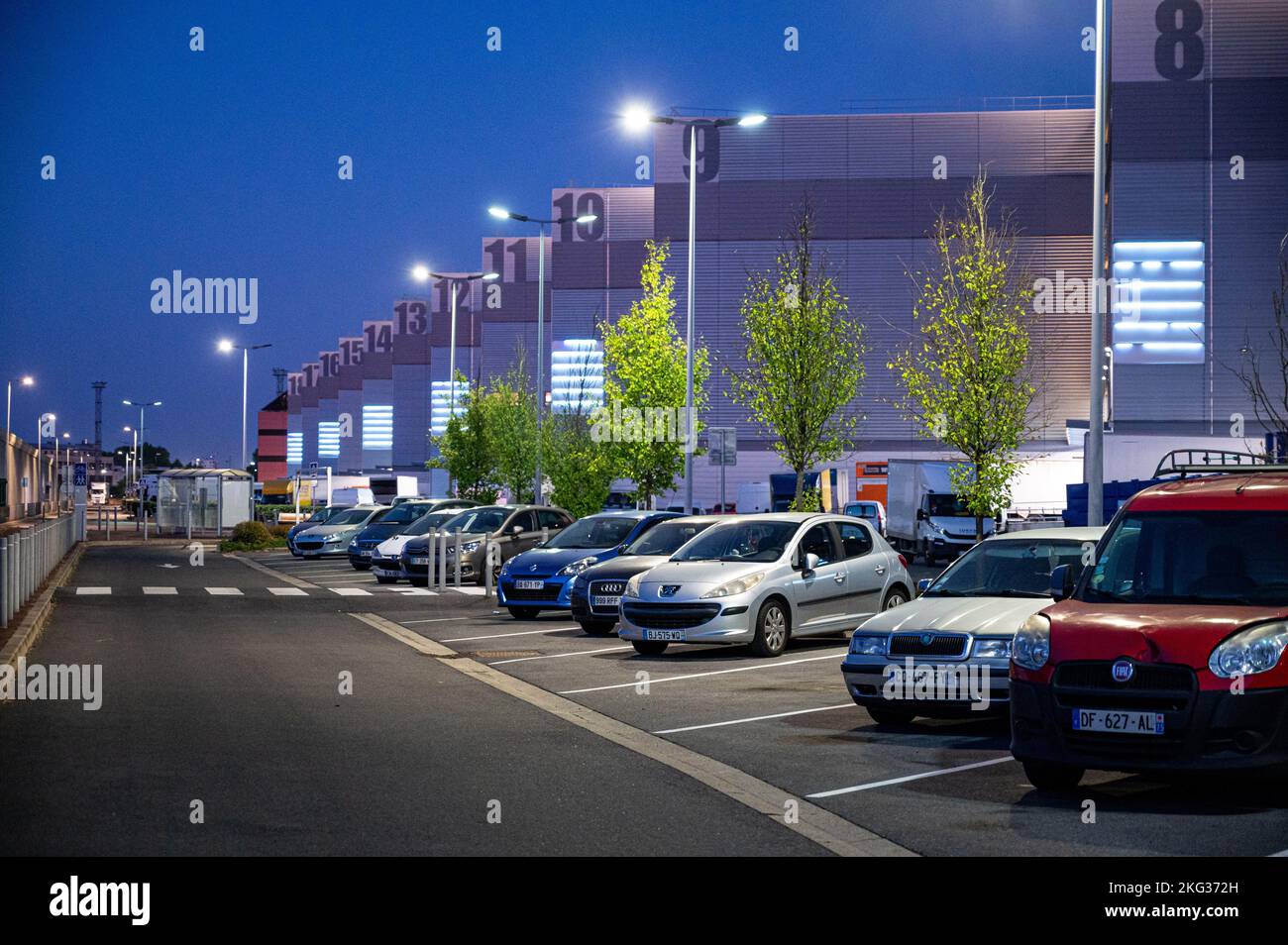 Car parking lights hi-res stock photography and images - Alamy