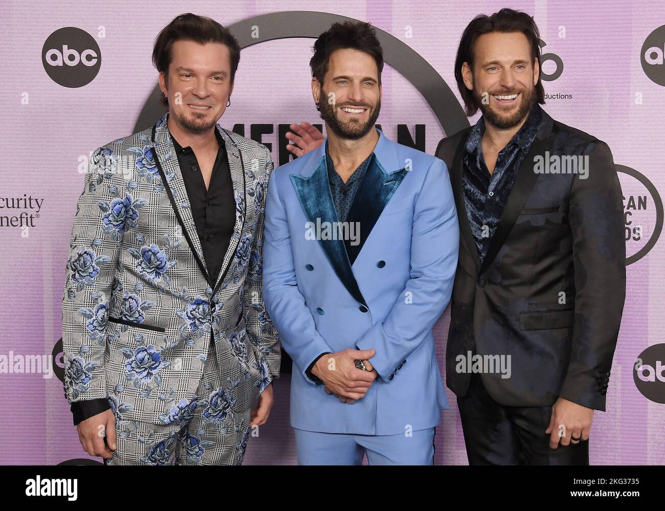 (L-R) Parmalee - Josh McSwain, Matt Thomas and Scott Thomas at the 2022 ...