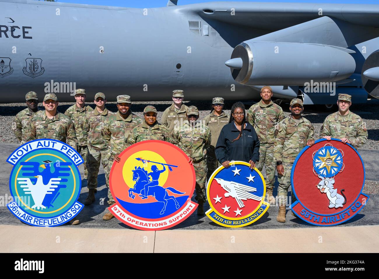 Airmen from the 97th Air Mobility Wing’s Squadron Aviation Resource ...