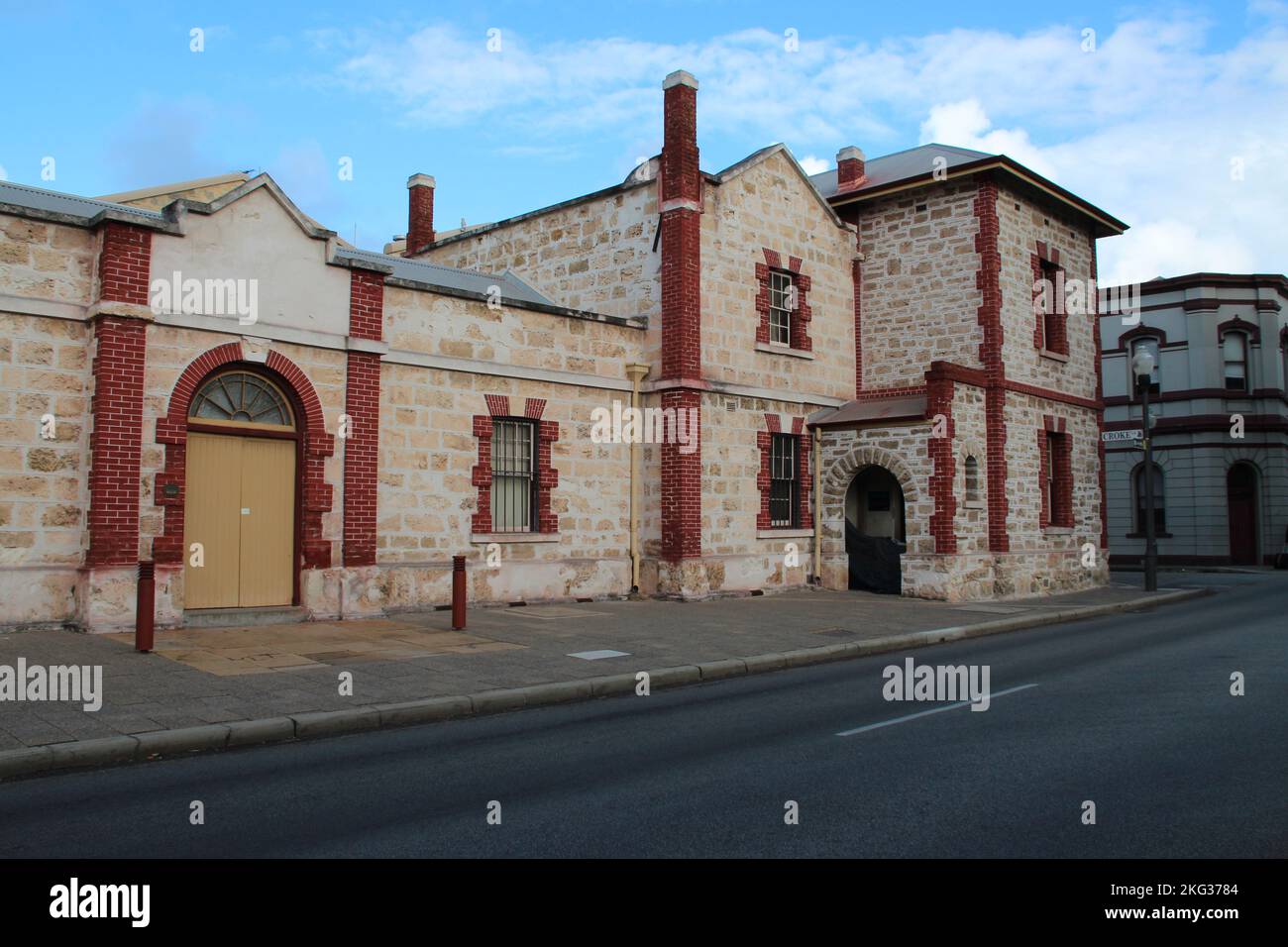 stone building (factory or warehouse ?) in fremantle in australia Stock ...