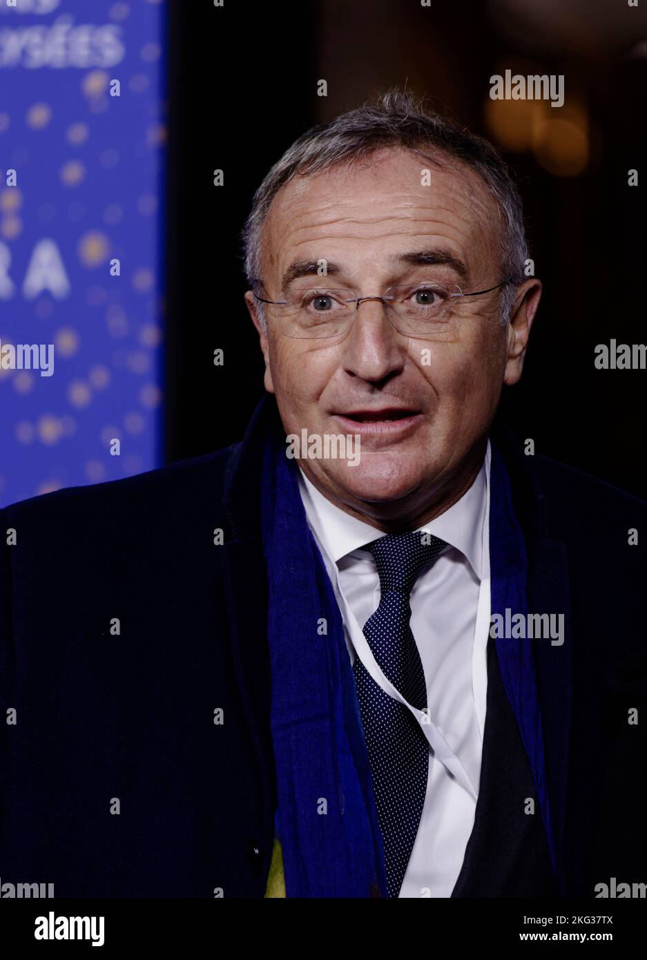 Paris, France. 20th Nov, 2022. Chairman of the Champs-Élysées Committee ...