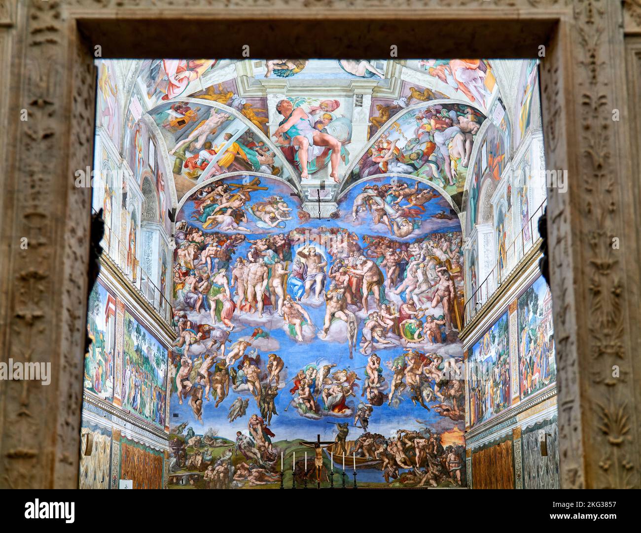 Michelangelo last judgement hi-res stock photography and images - Alamy