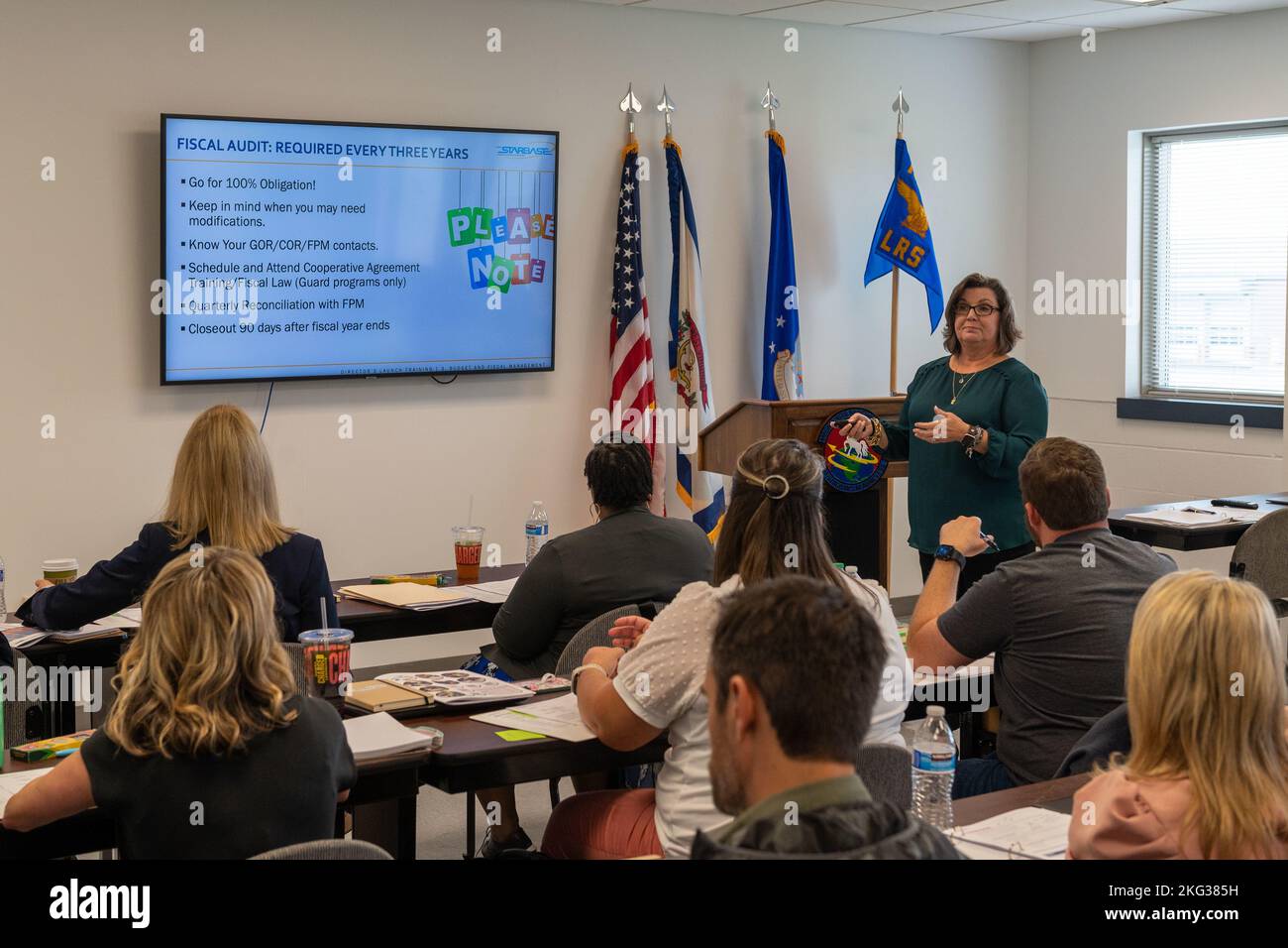 La Denna Piper, a member of The SPECTRUM Group, gives a presentation on ...