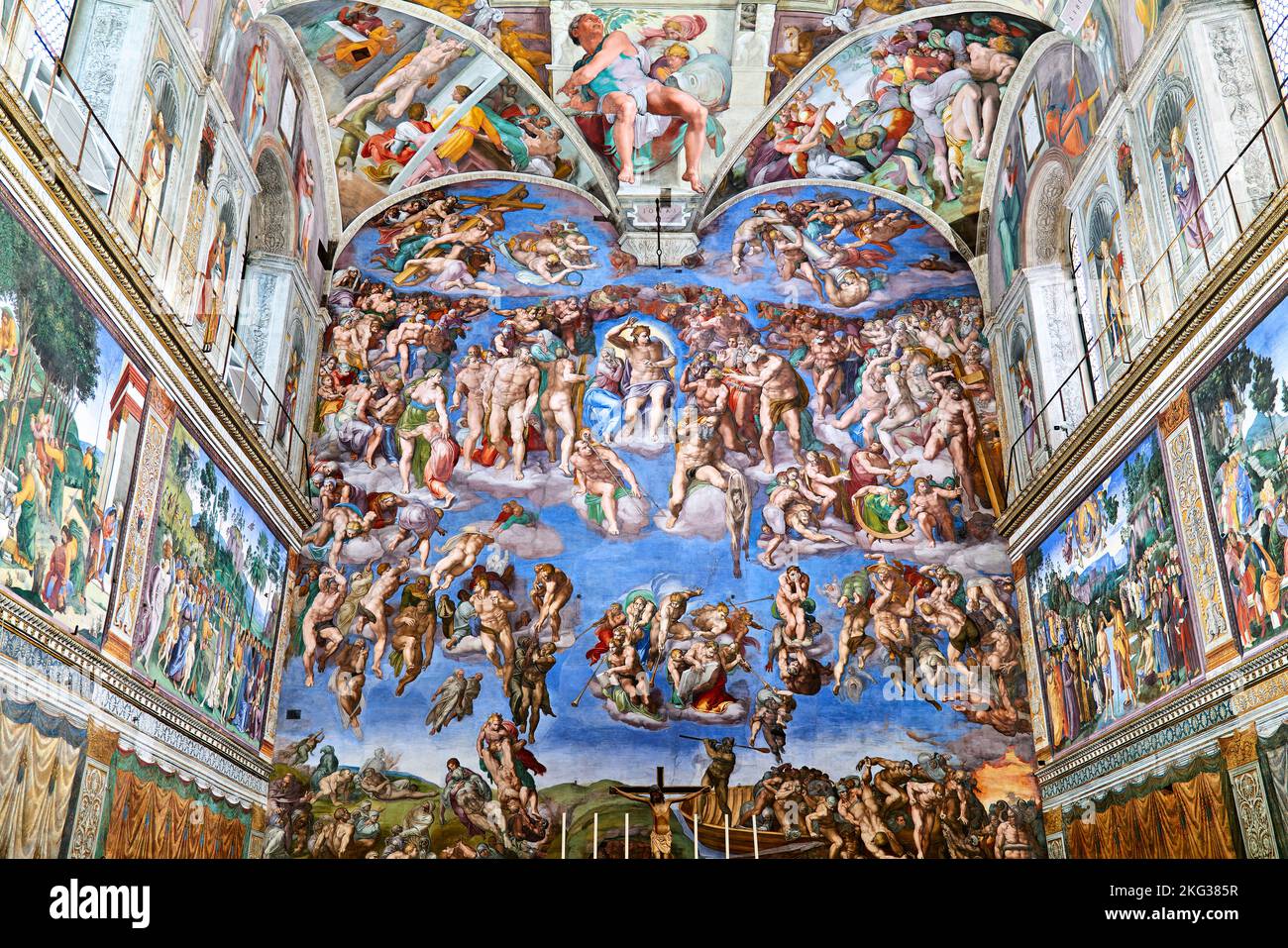 Rome Lazio Italy. The Vatican Museums in Vatican City. Sistine Chapel ...