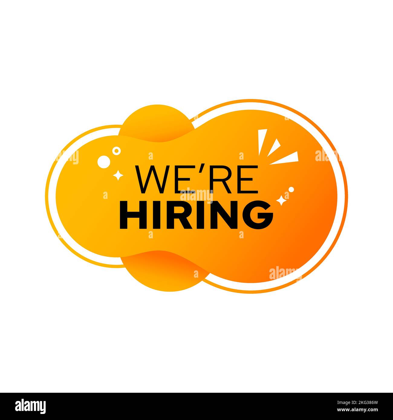 We are hiring, recruit and job offer icon. Job candidate employment ...
