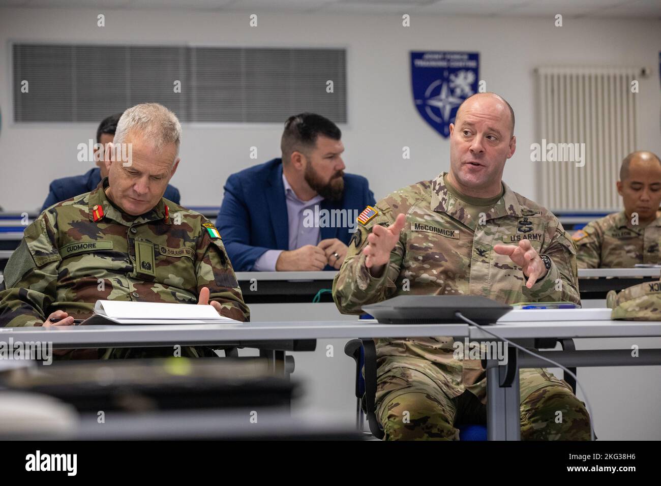 U.S. Army Col. Heath McCormick, Joint Multinational Simulations Center ...