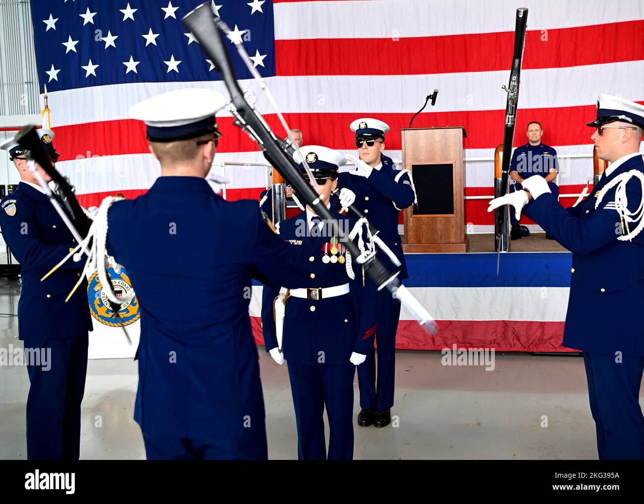 Members of the Coast Guard Honor Guard participated in the Coast Guard ...