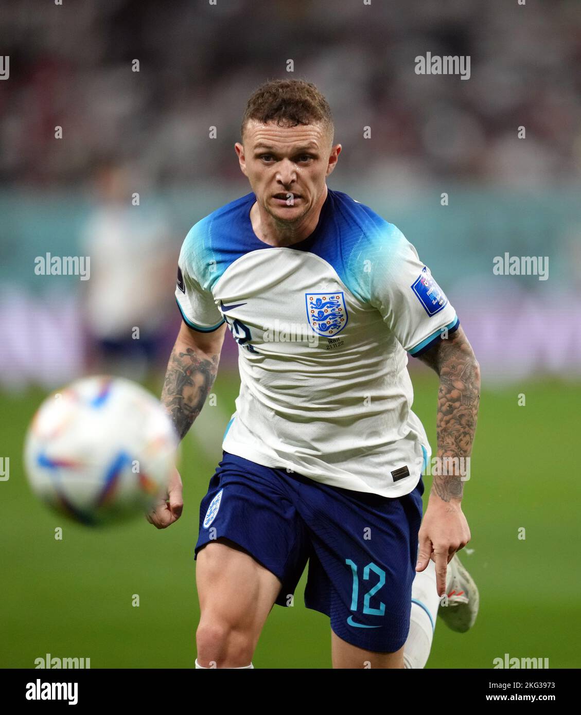 England's Kieran Trippier during the FIFA World Cup Group B match at ...