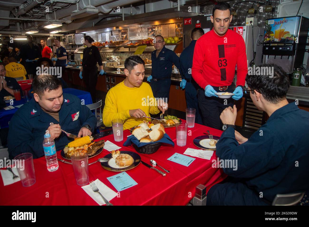 221027-N-YX844-1091 PHILIPPINE SEA (Oct. 27, 2022) Sailors enjoy their ...
