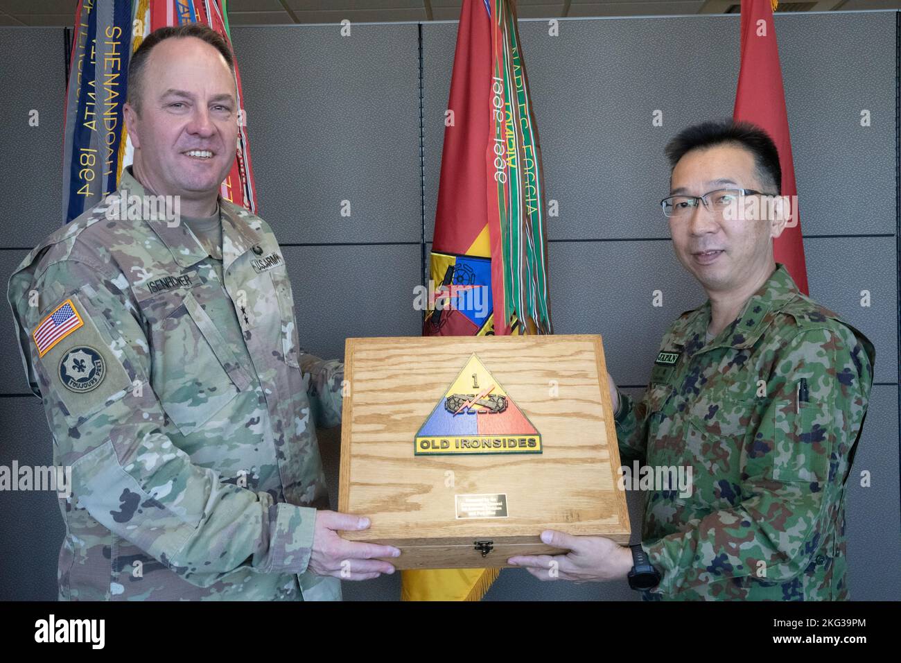 1st Armored Division and Fort Bliss Commanding General Maj. Gen. James ...