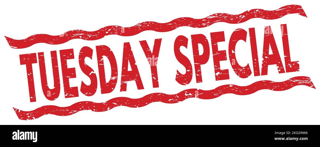 Tuesday special hi-res stock photography and images - Alamy