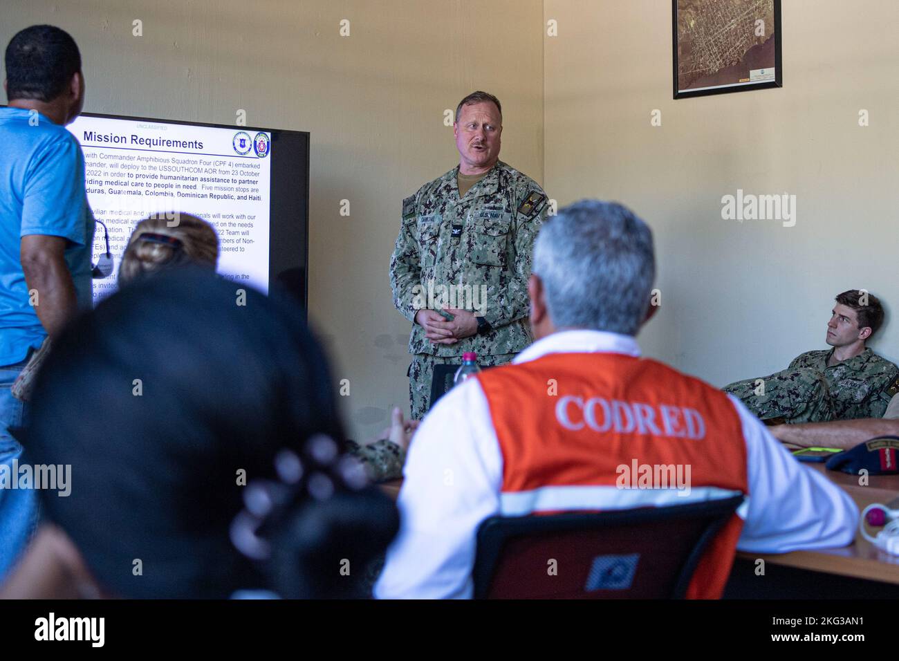 PUERTO BARRIOS, Guatemala (Oct. 27, 2022)—Capt. Bryan Carmichael ...