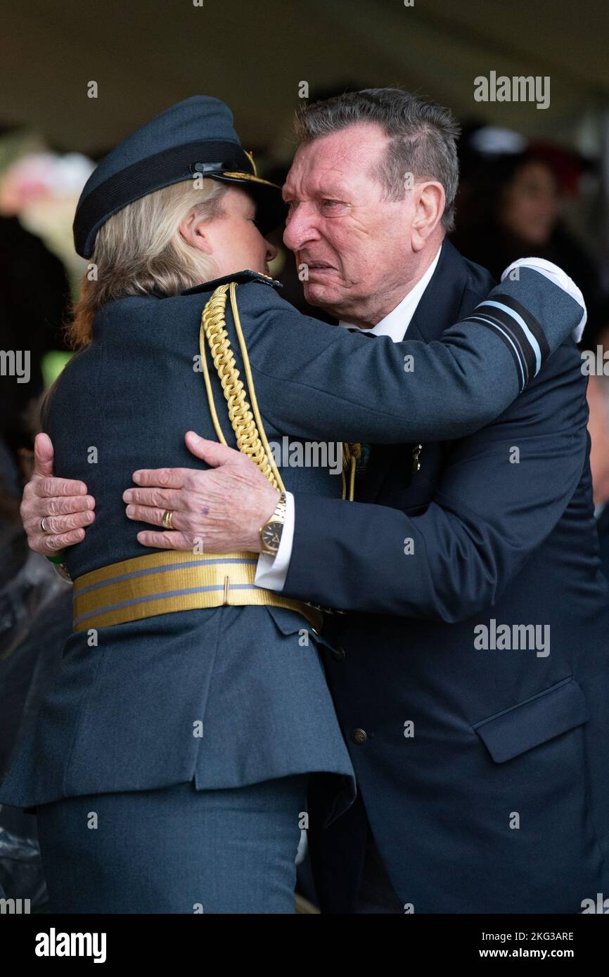 Atom bomb test veteran Eric Barton reacts after Prime Minister Rishi ...