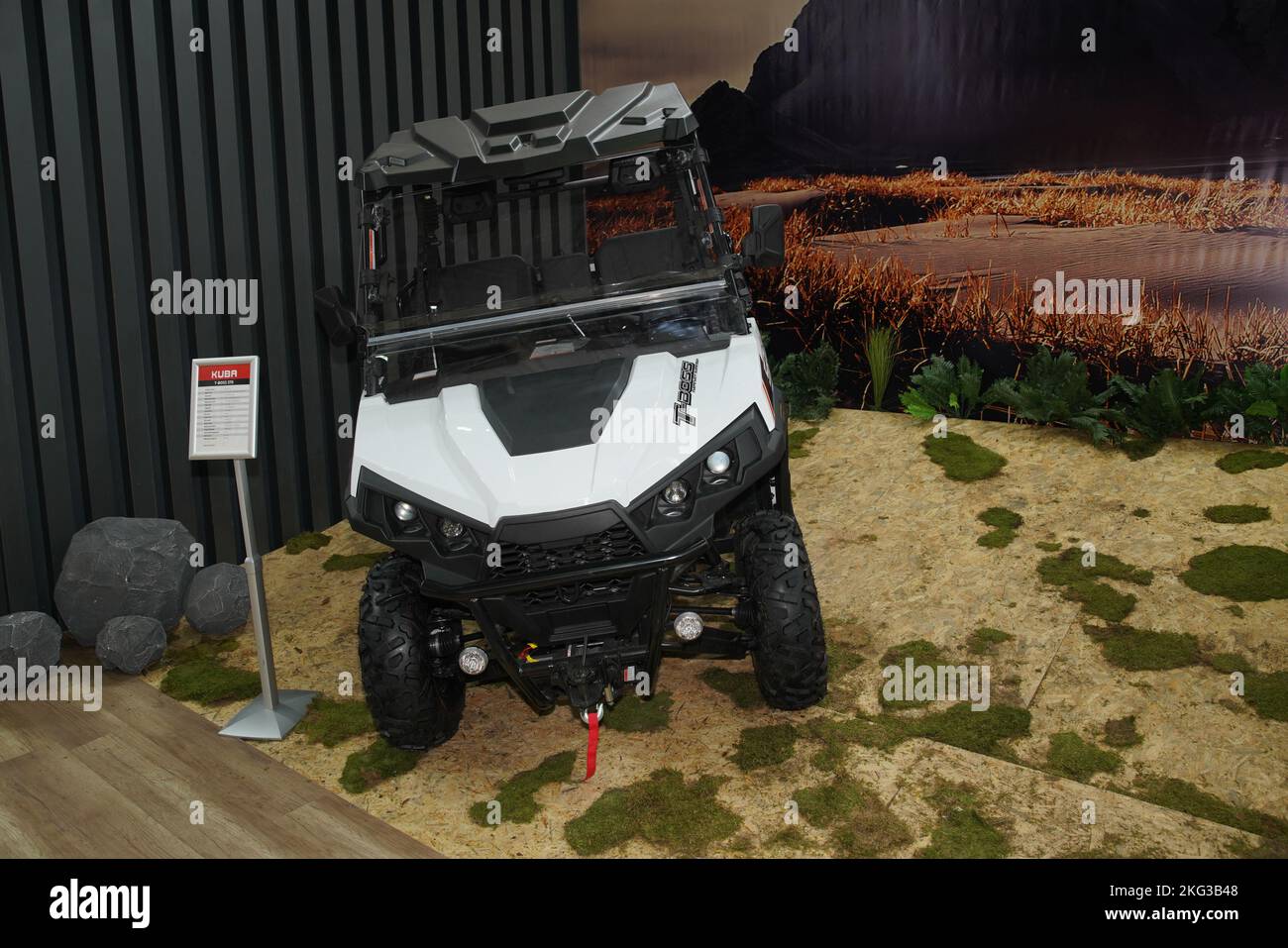 ISTANBUL, TURKEY - APRIL 23, 2022: Kuba T-Boss on display at Motobike ...