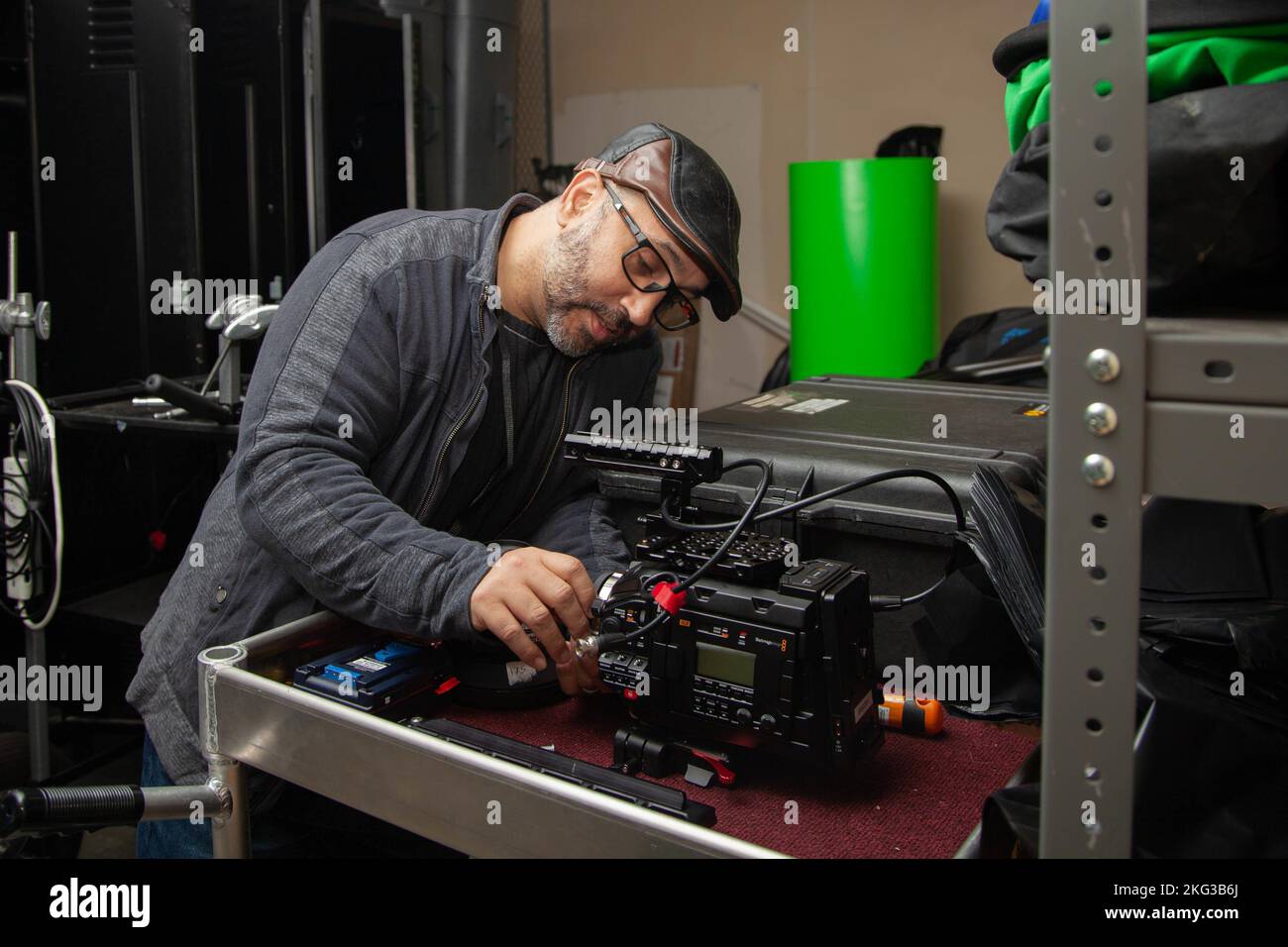 Joel Colon, a video producer/cinematographer from Multimedia Support ...