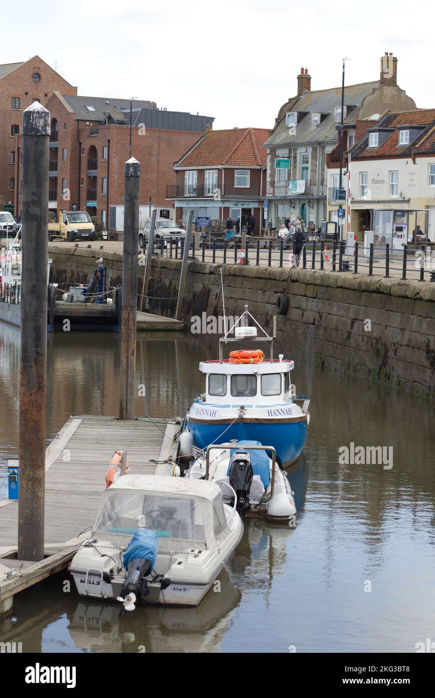 marina in wells next to sea Stock Photo - Alamy