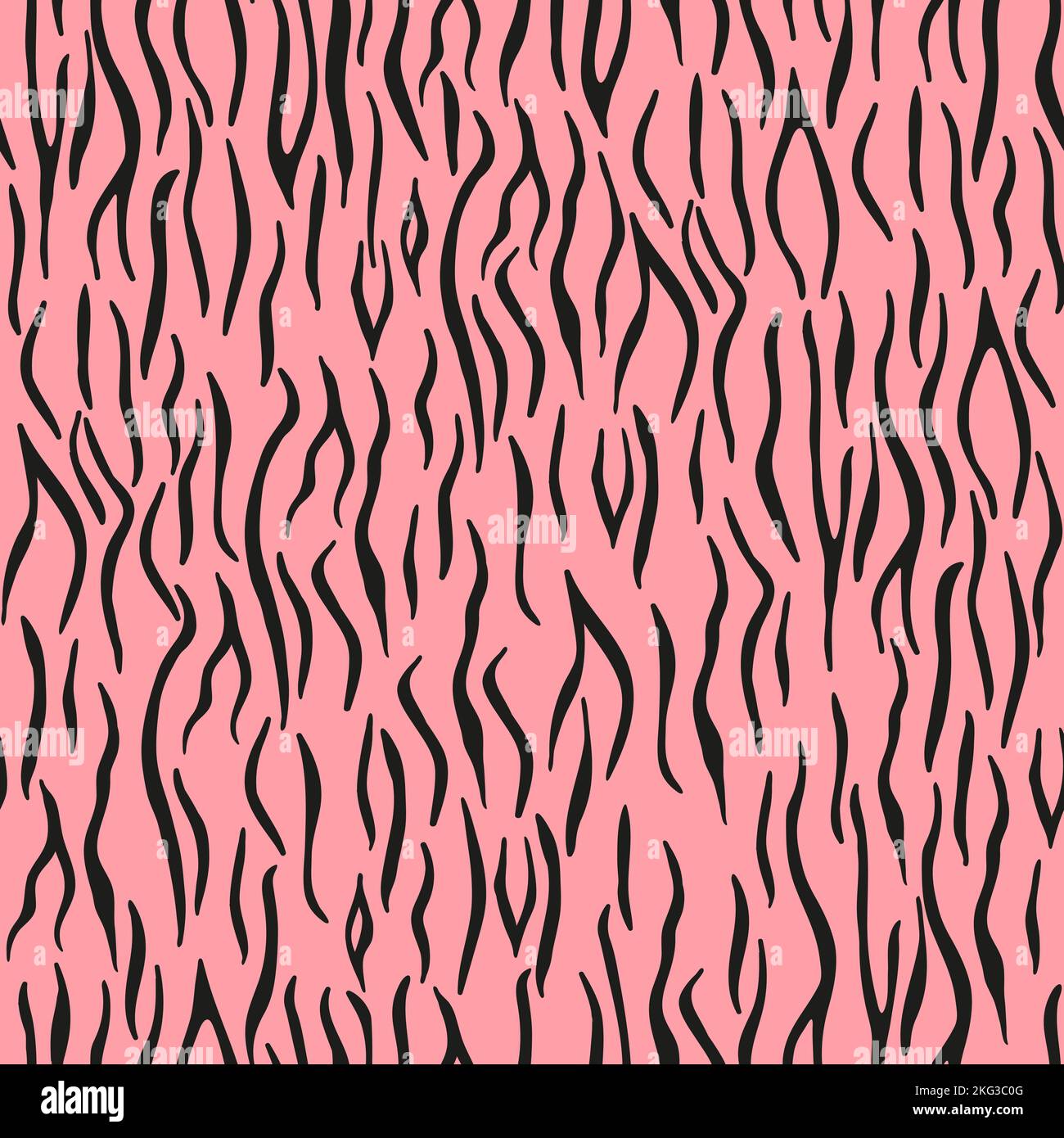 Seamless tiger pattern Stock Vector Images - Alamy