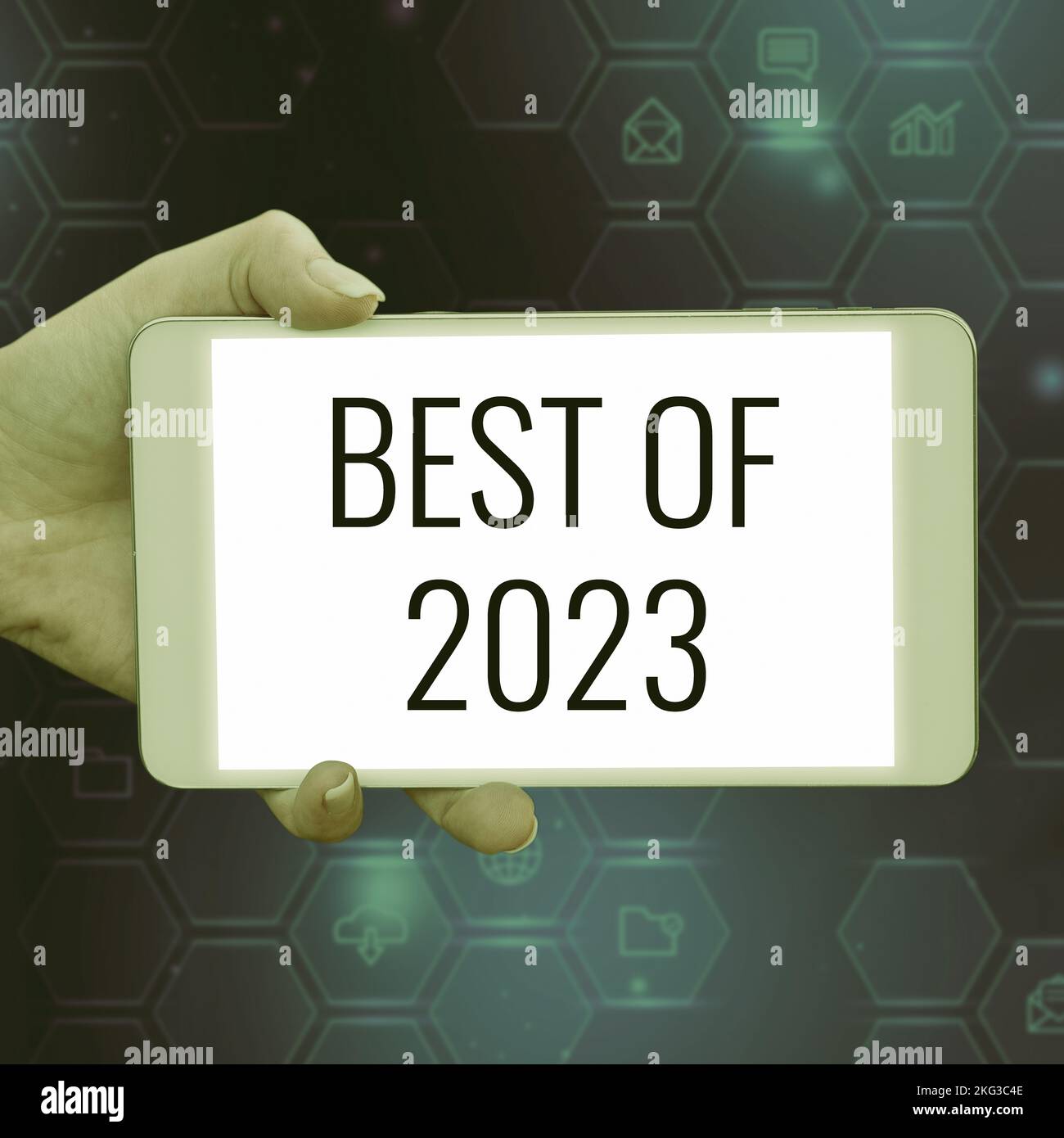 Writing displaying text Best Of 2023. Internet Concept great and ...