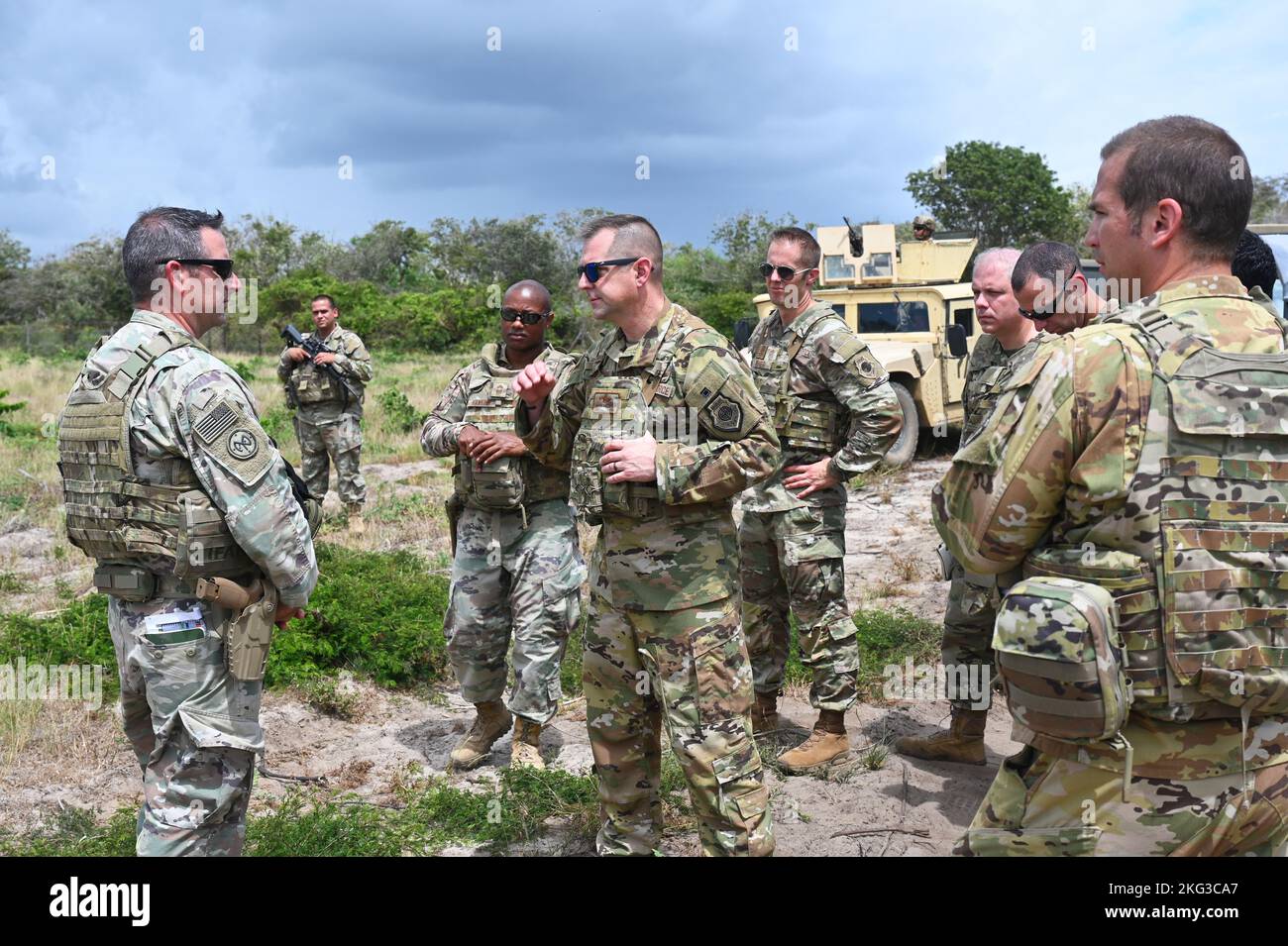 U.S. Air Force Col. Bryan Callahan, commander of the 435th AEW ...