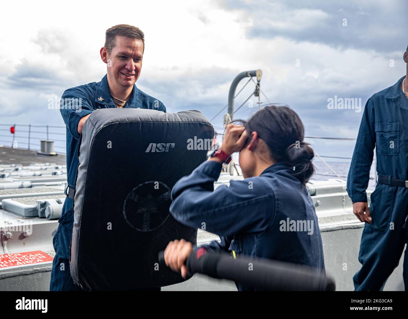 PHILIPPINE SEA (Oct. 27, 2022) Fire Contolman 2nd Class Zachary Adams ...