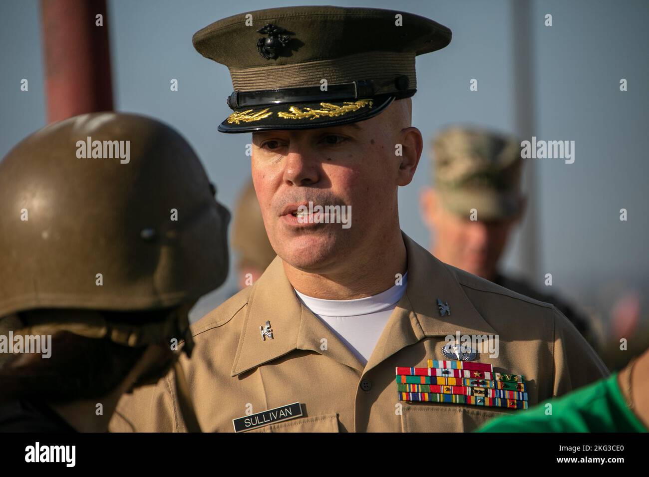 U.S. Marine Col. Edward R. Sullivan, chief of staff for Marine Corps ...