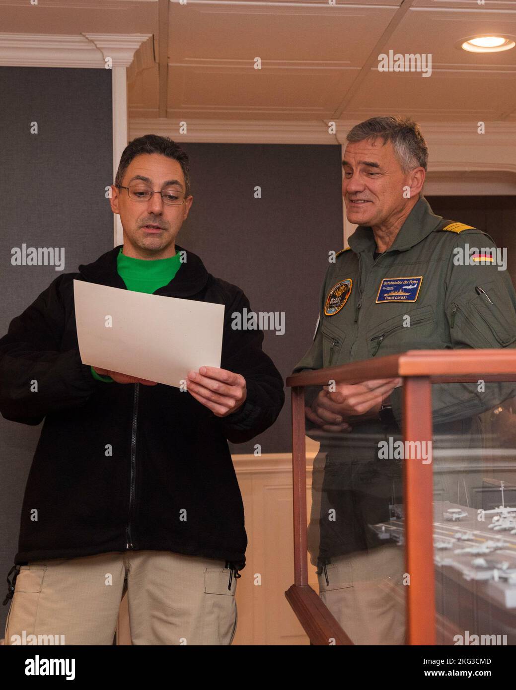 Capt. Paul Lanzilotta, the first-in-class aircraft carrier USS Gerald R ...