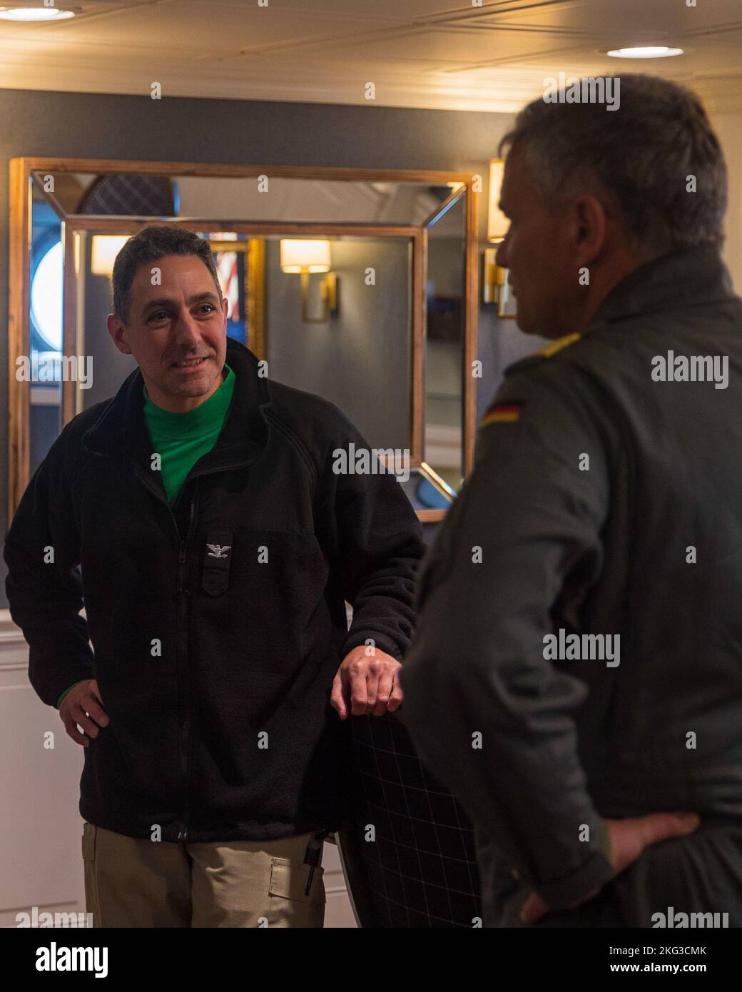 Capt. Paul Lanzilotta, the first-in-class aircraft carrier USS Gerald R ...