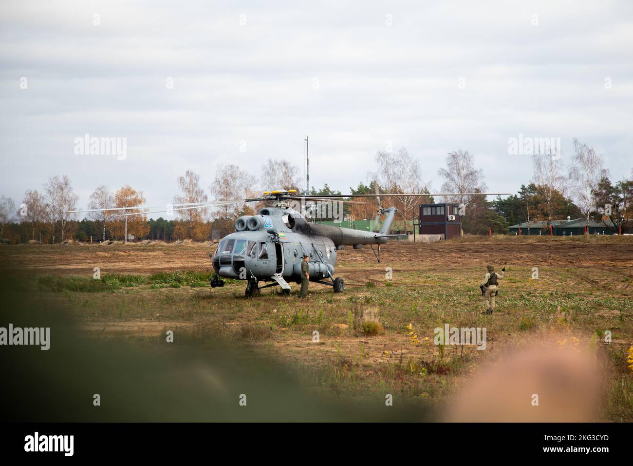 Lithuanian Armed Forces land an Enhanced Forced Protection aircraft in ...