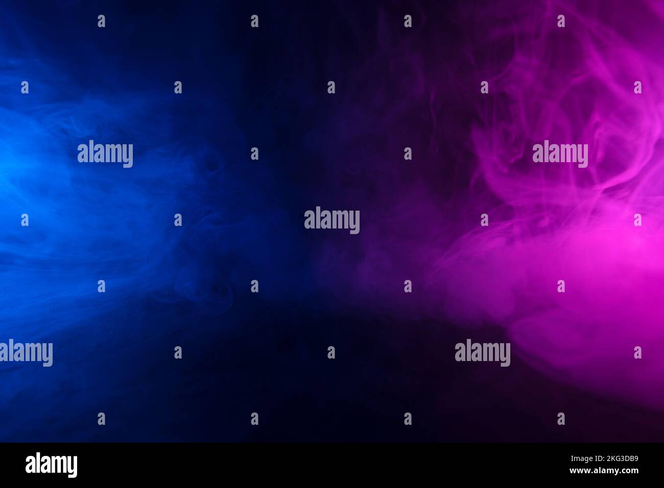 Colorful clouds of smoke in neon light abstract background Stock Photo ...