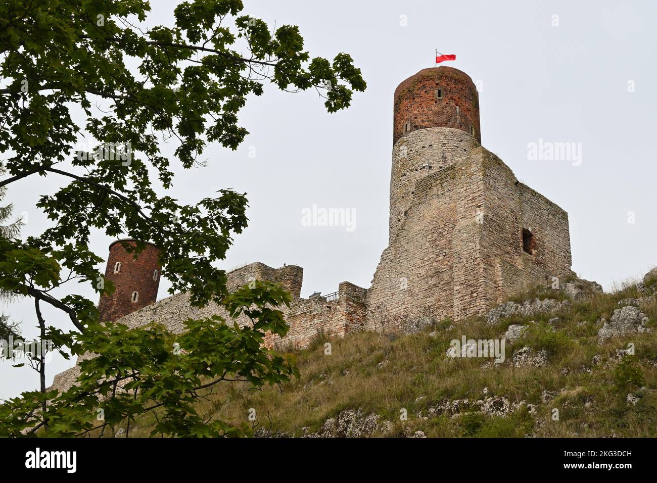 Checiny, Poland - September 14, 2022: Checiny Castle - a royal castle ...