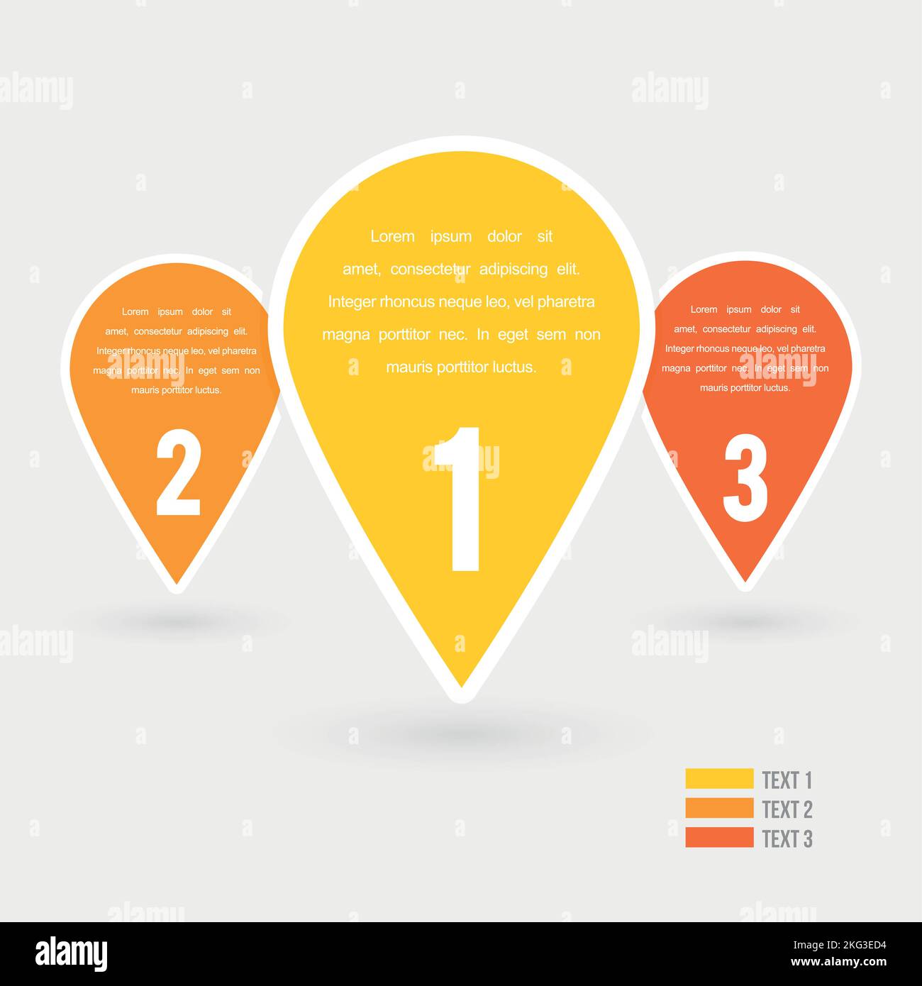 Infographic drops numbers. Data visualization comparison. Vector ...
