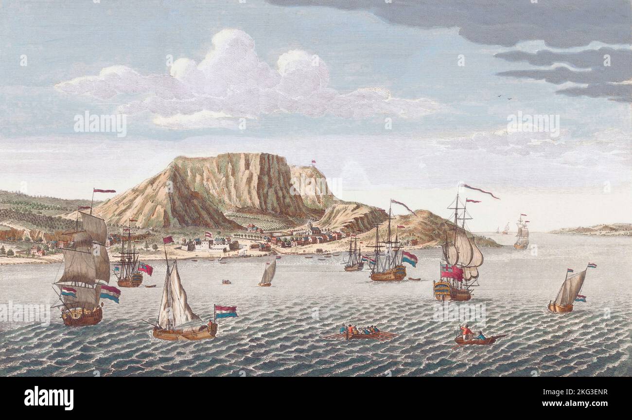 The Cape of Good Hope. South Africa. From a print by an unidentified ...