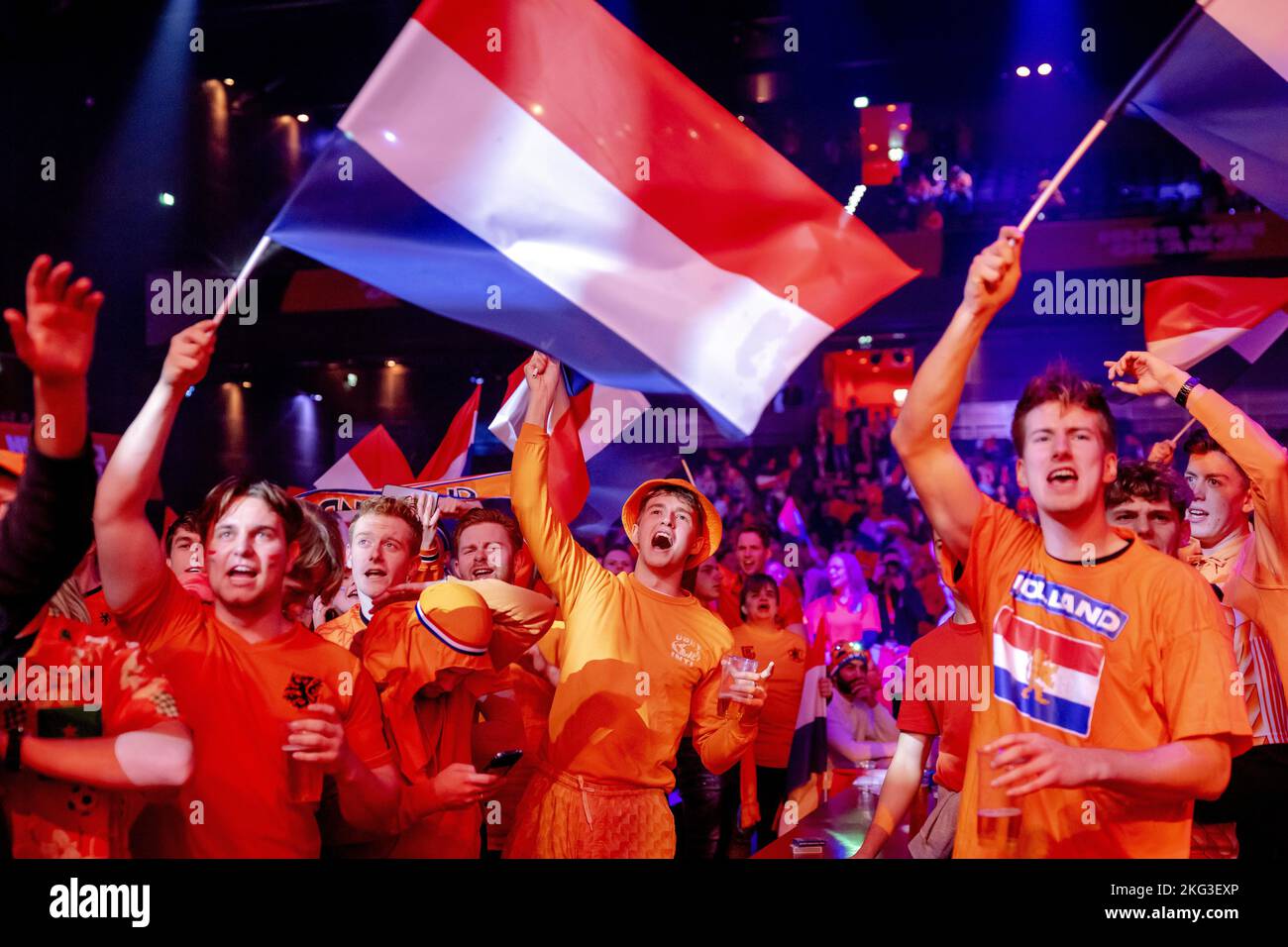 AMSTERDAM - Orange fans in the House of Orange in AFAS Live, the ...