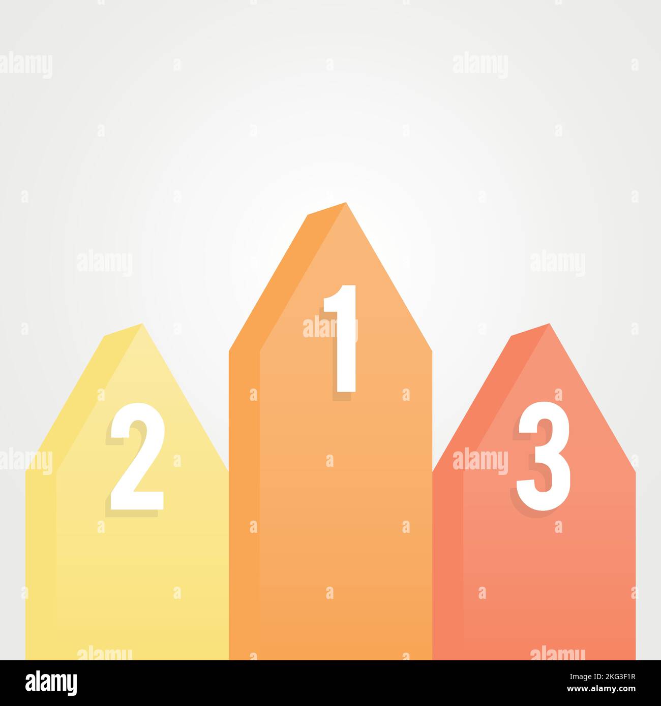 Infographic three options. Data visualization comparison. Vector ...