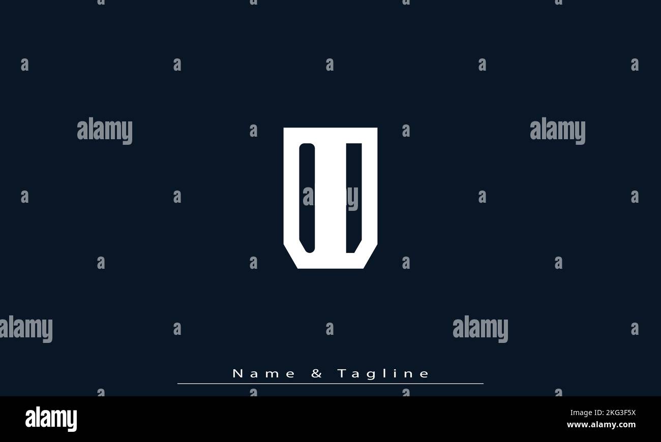 Alphabet letters Initials Monogram logo ND , DN Stock Vector Image ...