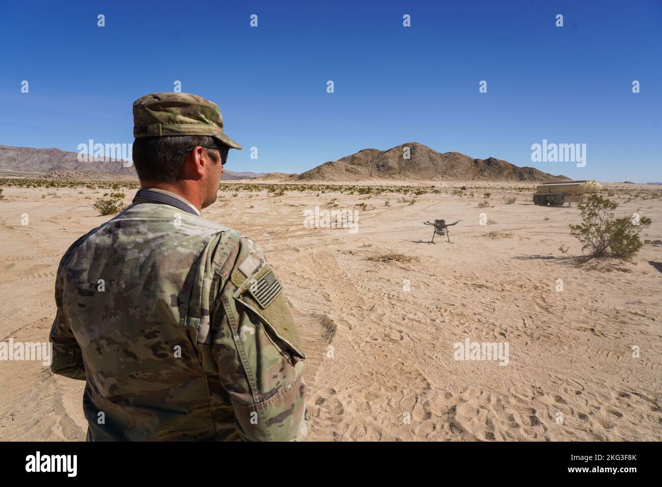U.S. Soldier Cpt. Eric Tatum, assigned to Army Futures Command’s ...