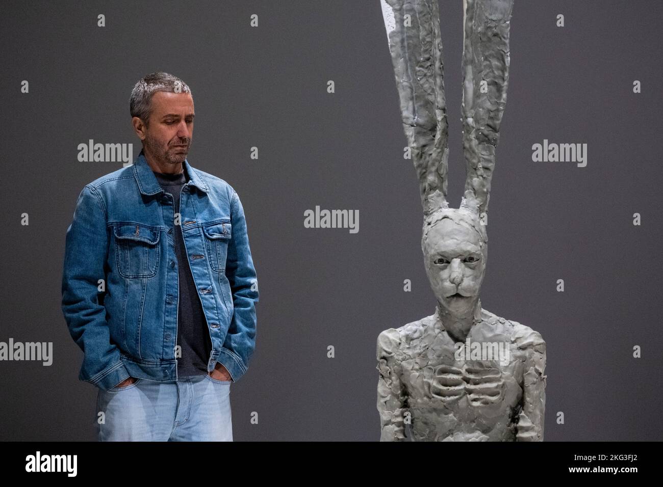 London, UK. 21 November 2022. Artist David Altmejd poses with 'The ...