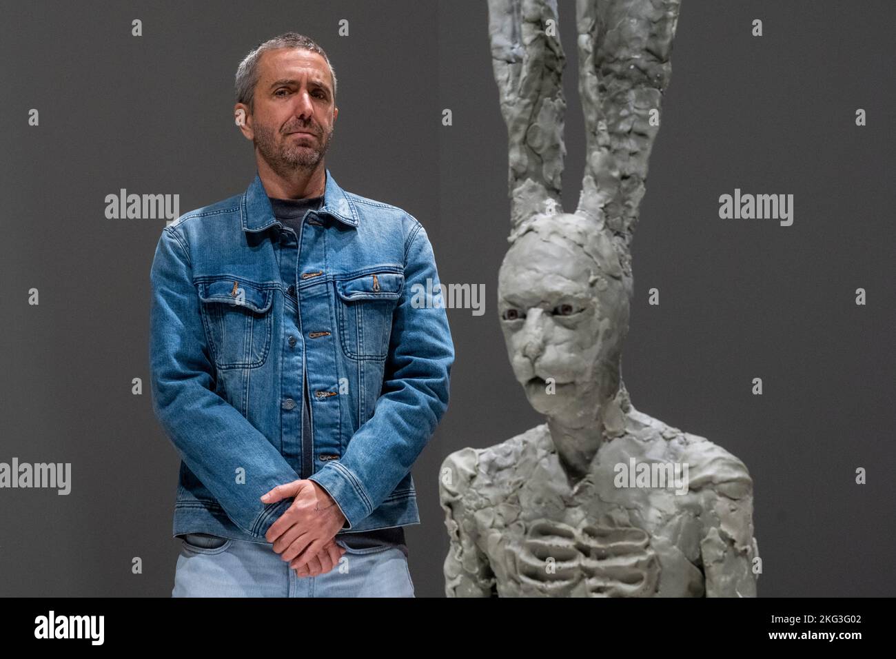 London, UK. 21 November 2022. Artist David Altmejd poses with 'The ...